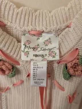 Betsey Johnson | Dresses | Betsey Johnson X Forever 2 Crochet Floral ...